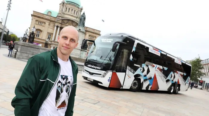 Aspiring artist’s work to be seen by millions on supersize mobile canvas