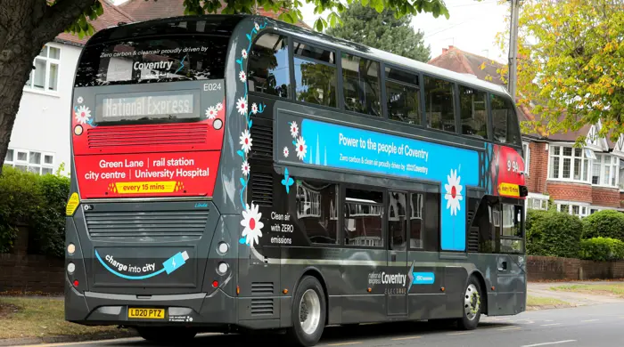 National Express Coventry bus service changes from 30 August 2020